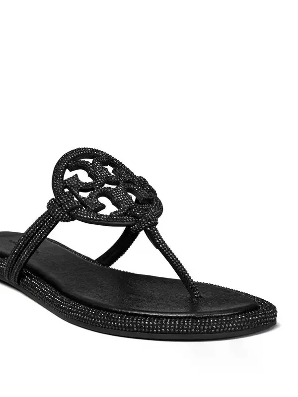 Tory Burch Miller Crystal-embellished Slides