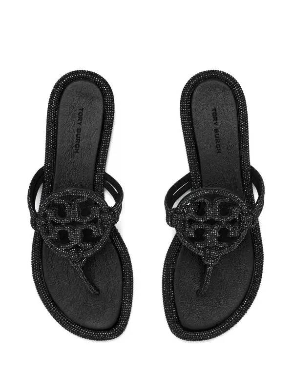 Tory Burch Miller Crystal-embellished Slides