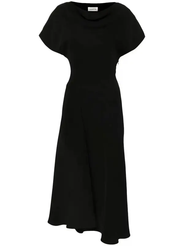 P.a.r.o.s.h Flared Cady Maxi Dress