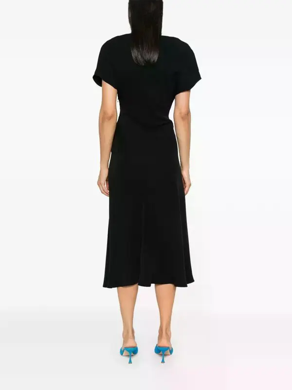 P.a.r.o.s.h Flared Cady Maxi Dress