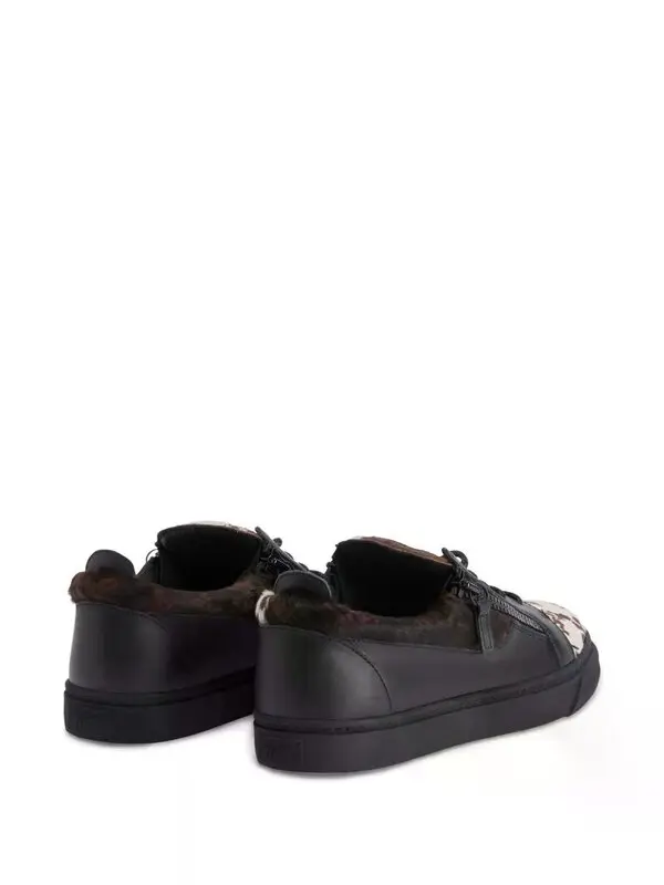 GIUSEPPE ZANOTTI Frankie Double-zip Low-top Sneakers