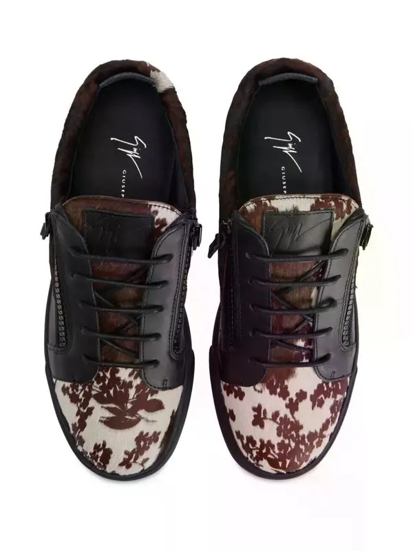 GIUSEPPE ZANOTTI Frankie Double-zip Low-top Sneakers