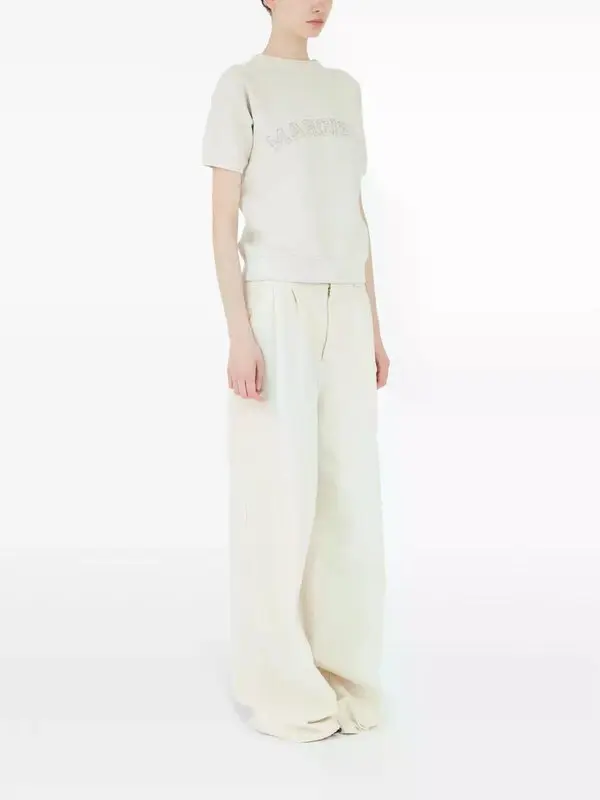 MAISON MARGIELA Logo-print Cotton Sweatshirt