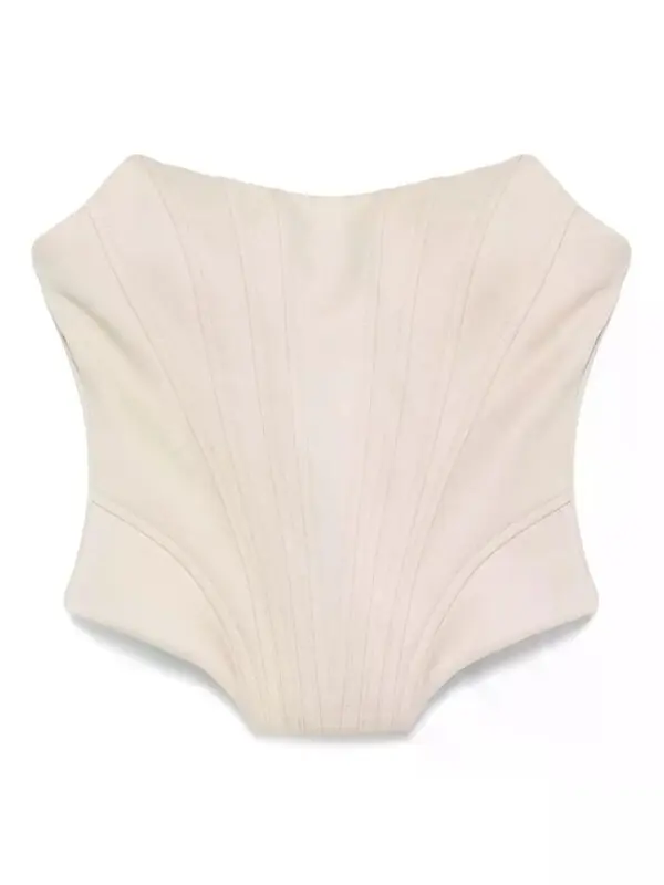 Giuseppe Di Morabito Corset Top - Neutrals