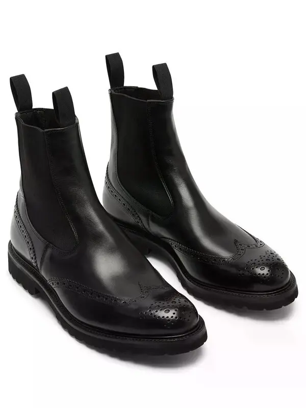 TRICKER'S Henry Leather Chelsea Boots - Black