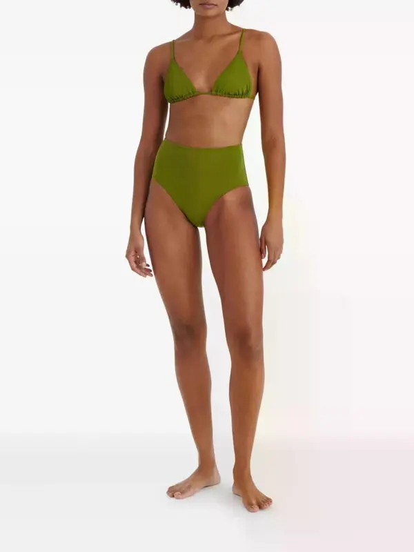 ERES Remember High-waisted Bikini Bottom - Green