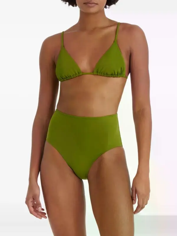 ERES Remember High-waisted Bikini Bottom - Green