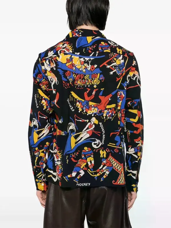 BODE Pastimes Long-sleeved Shirt