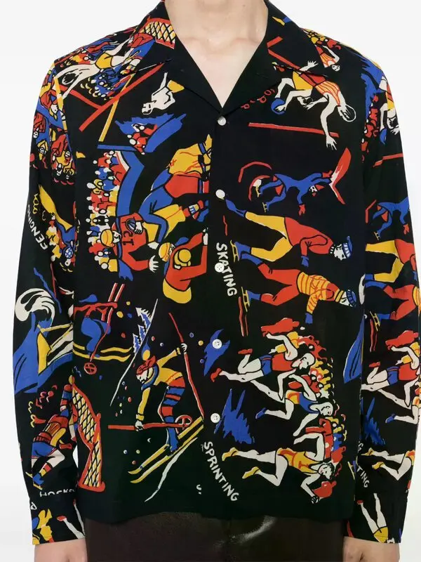 BODE Pastimes Long-sleeved Shirt