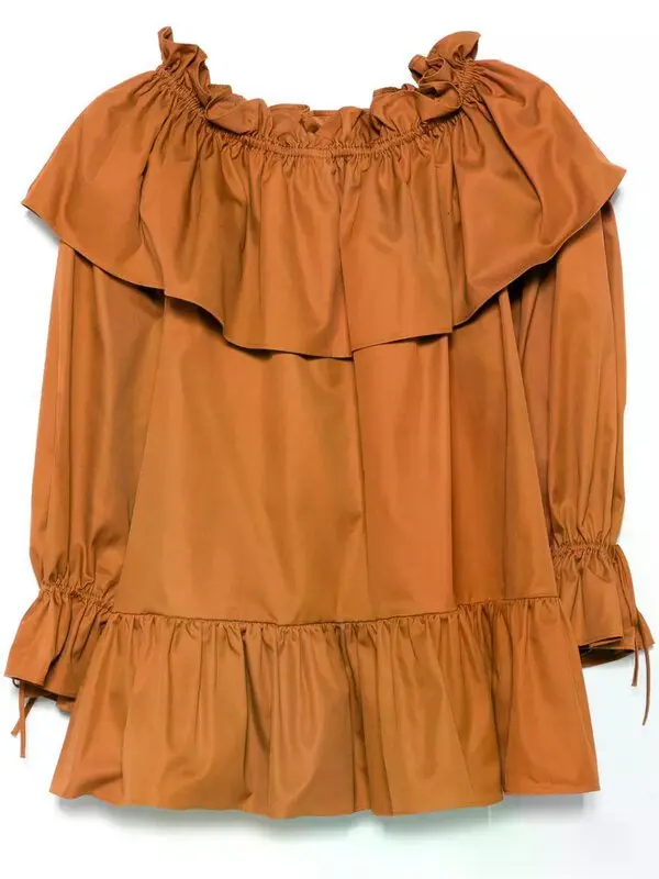 Saint Laurent Ruffled Mini Dress