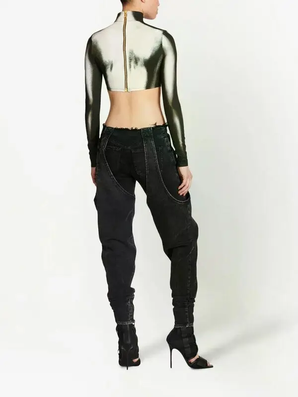Balmain Low-rise Washed Cotton Jeans