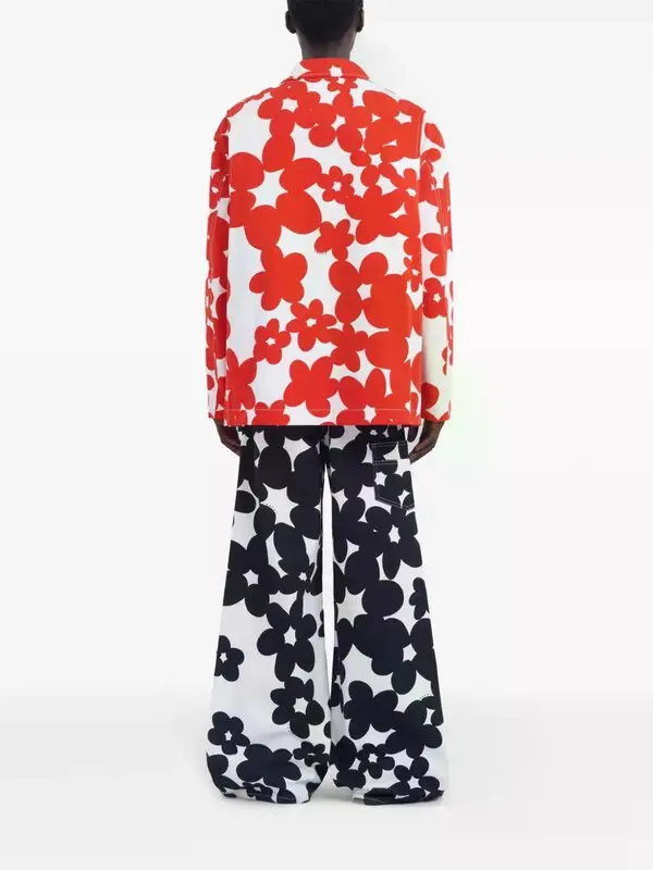 Marni Floral Print Cotton Jacket