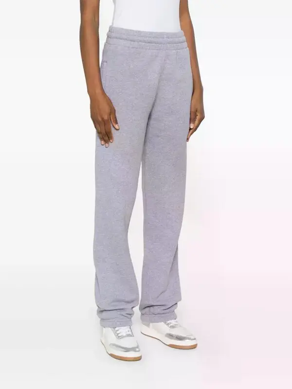 Off-White Logo Embroidered Track Trousers - Grey