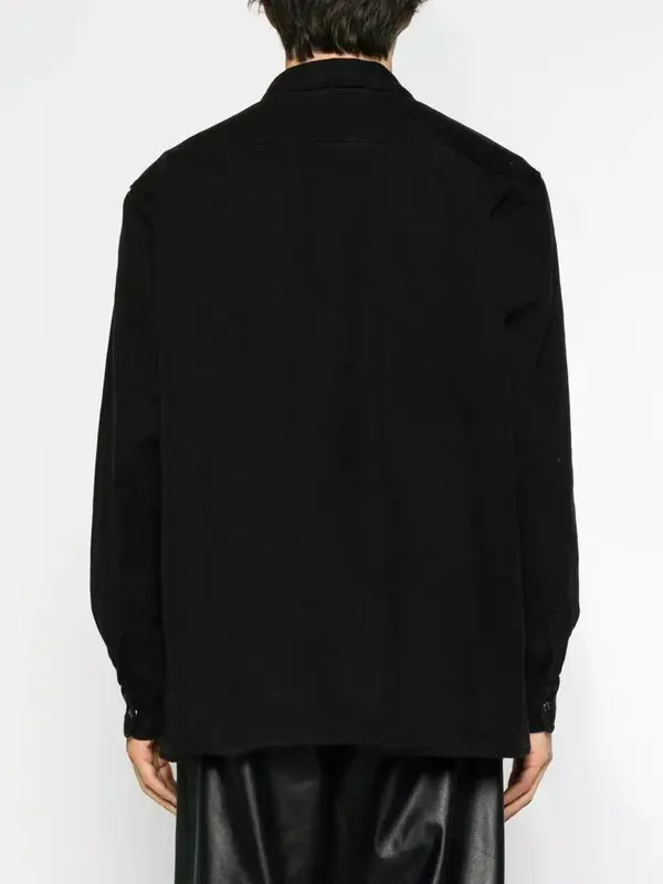 Gcds Logo-patch Cotton Shirt