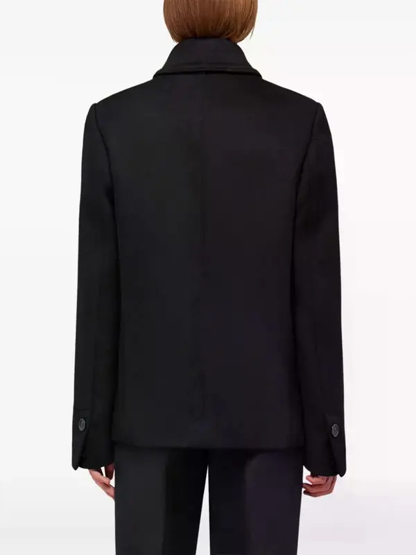 FERRAGAMO Virgin Wool-cashmere Blend Pea Coat