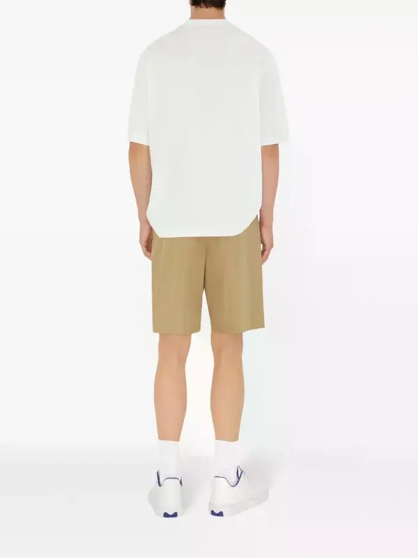 Burberry Archive Beige Cotton Gabardine Shorts