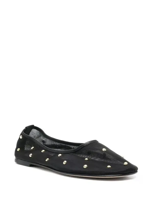 Dear Frances Studs Mesh Ballet Flats