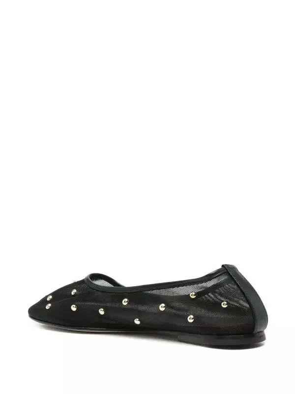 Dear Frances Studs Mesh Ballet Flats
