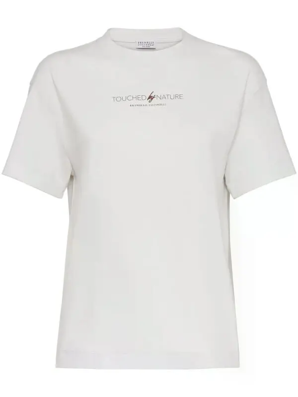 Brunello Cucinelli Logo-print Cotton T-shirt
