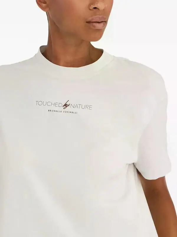 Brunello Cucinelli Logo-print Cotton T-shirt