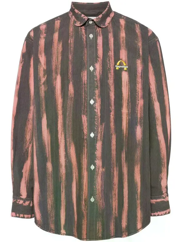 DOUBLET Striped Shirt - Grey
