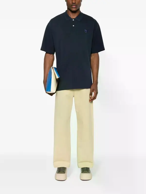 Maison Kitsuné Fox-patch Polo Shirt