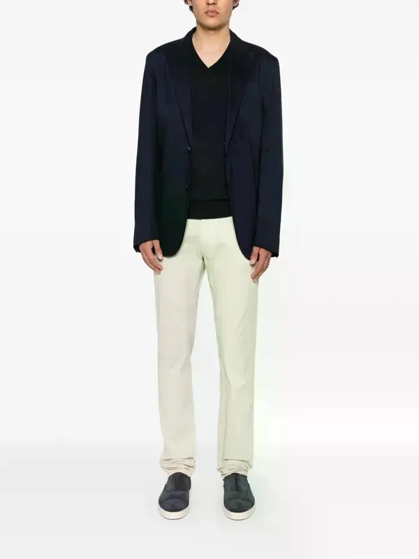 Corneliani Single-breasted Blazer - Blue