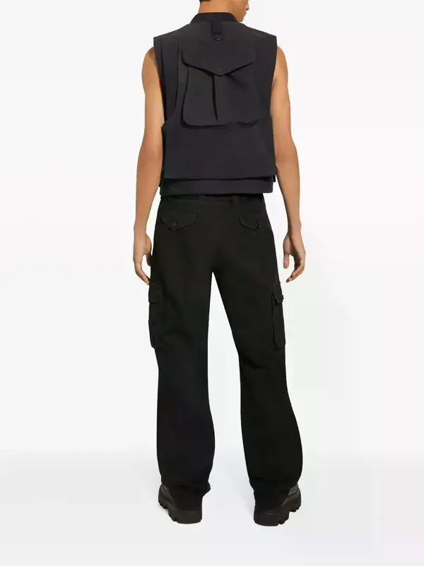 Dolce & Gabbana Logo-plaque Mid-rise Cargo Trousers