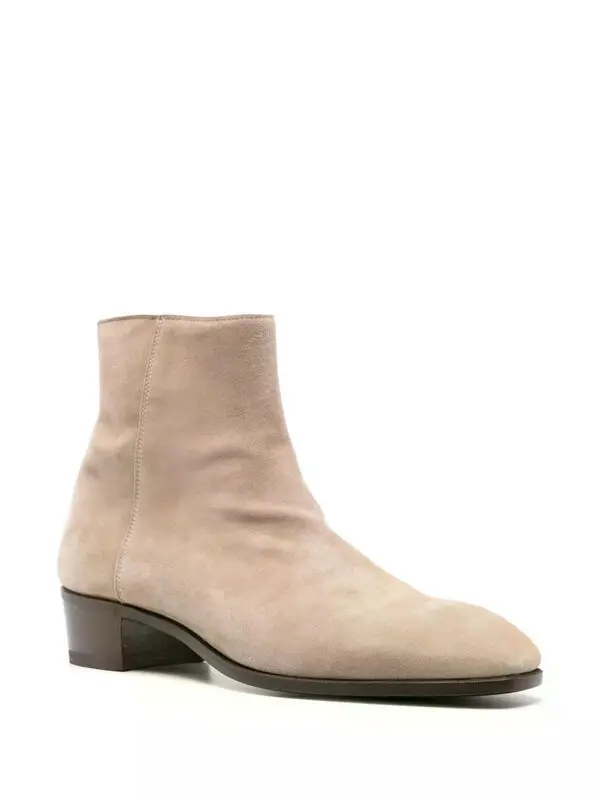 LARDINI 45mm Suede Ankle Boots