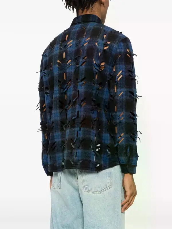 JUNTAE KIM Laser-slashed Shirt