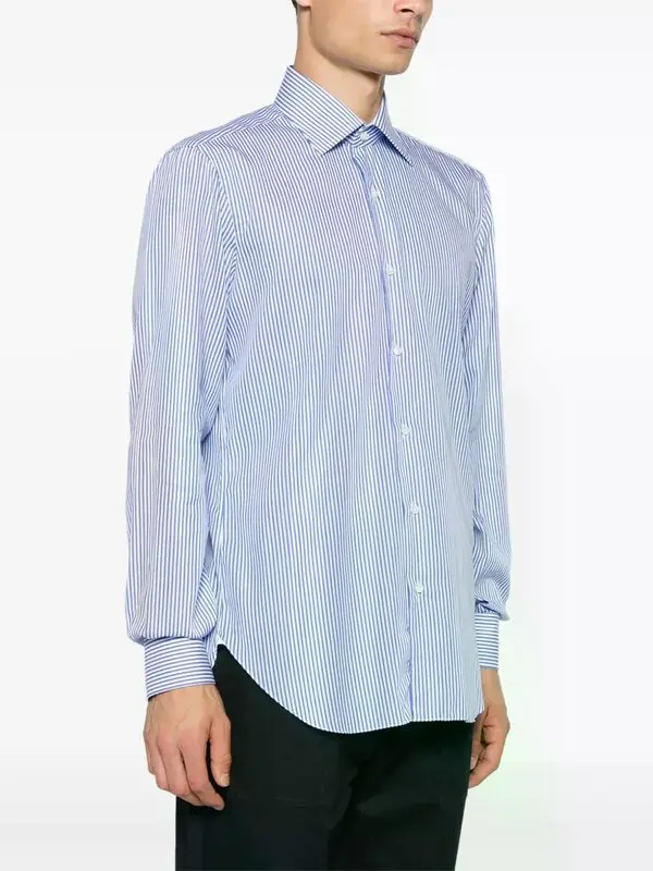 BARBA NAPOLI Striped Shirt