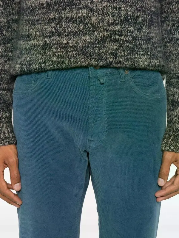 Incotex Tapered Leg Corduroy Trousers