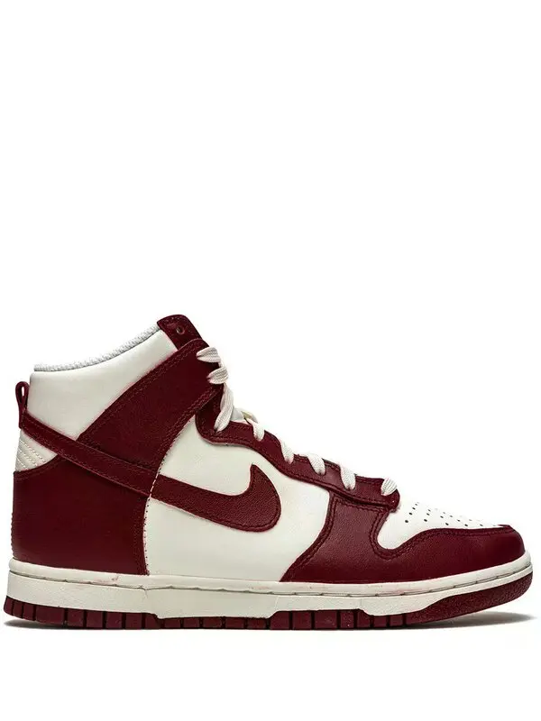 Nike Dunk High Team Sneakers - Red
