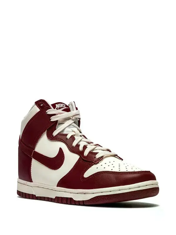 Nike Dunk High Team Sneakers - Red