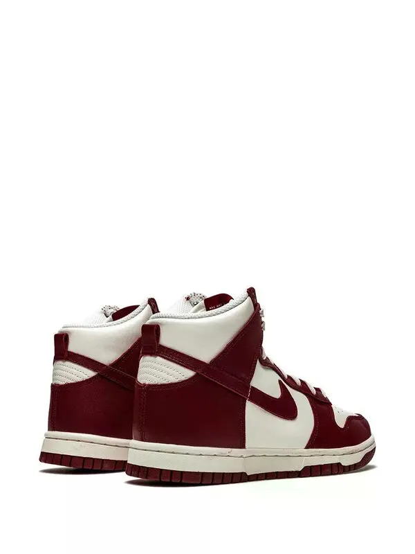 Nike Dunk High Team Sneakers - Red