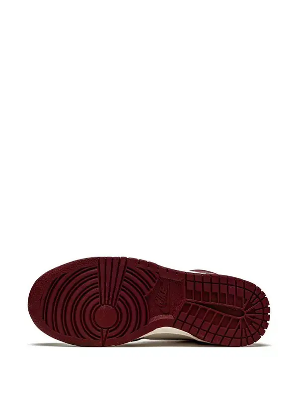 Nike Dunk High Team Sneakers - Red