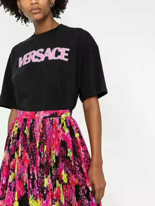 Versace Logo-print Cotton T-shirt