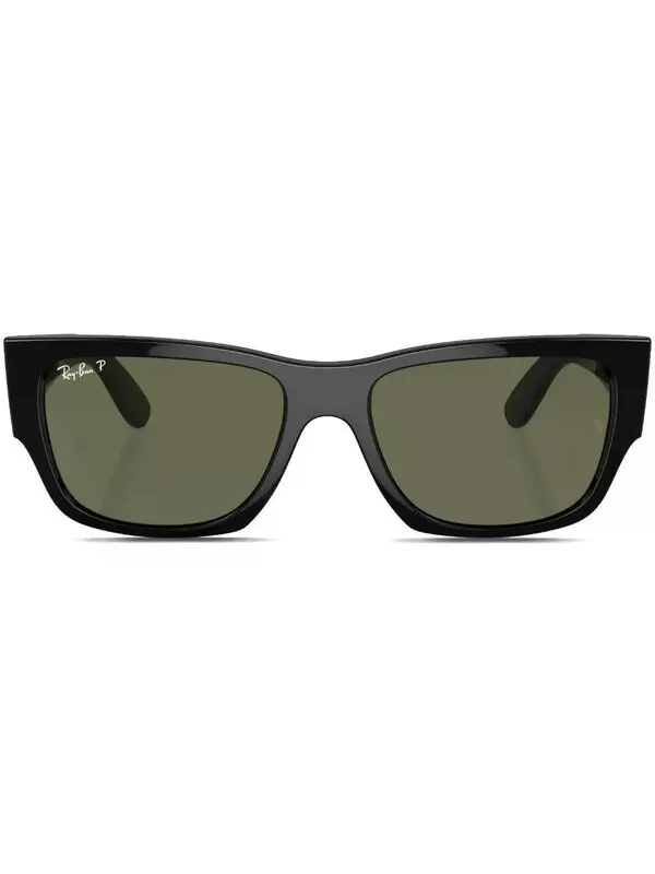 Ray-ban Carlos Rectangle-frame Sunglasses - Black