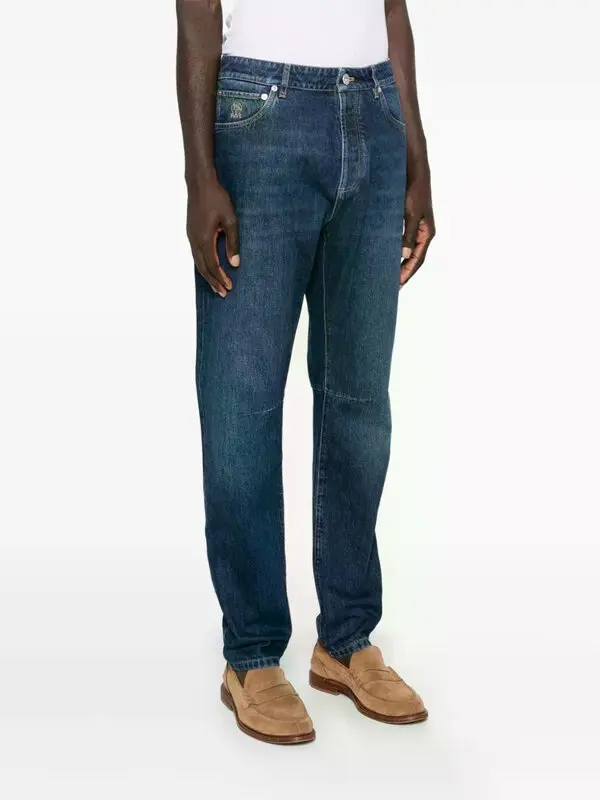 Brunello Cucinelli Mid-rise Slim-fit Jeans