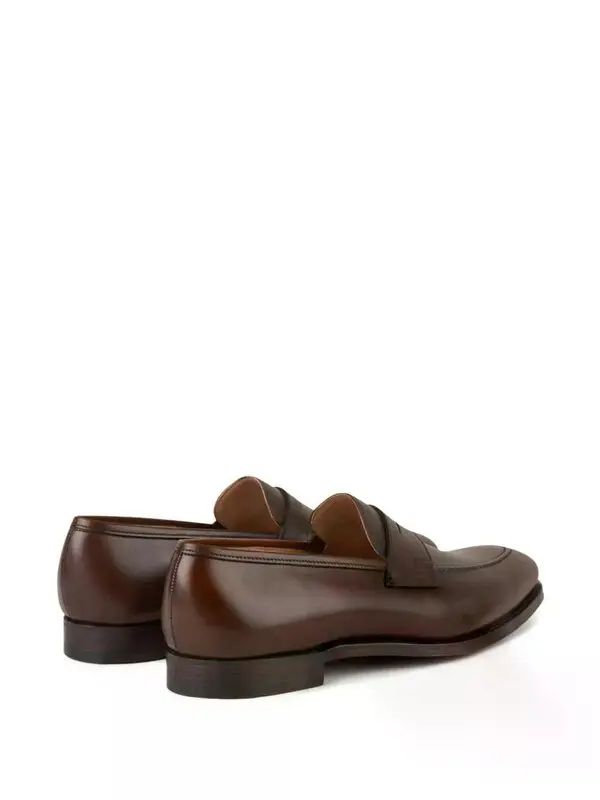 Crockett & Jones Leather Loafers