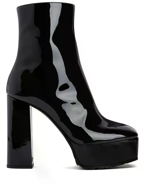 GIUSEPPE ZANOTTI 120mm Square Toe Platform Boots