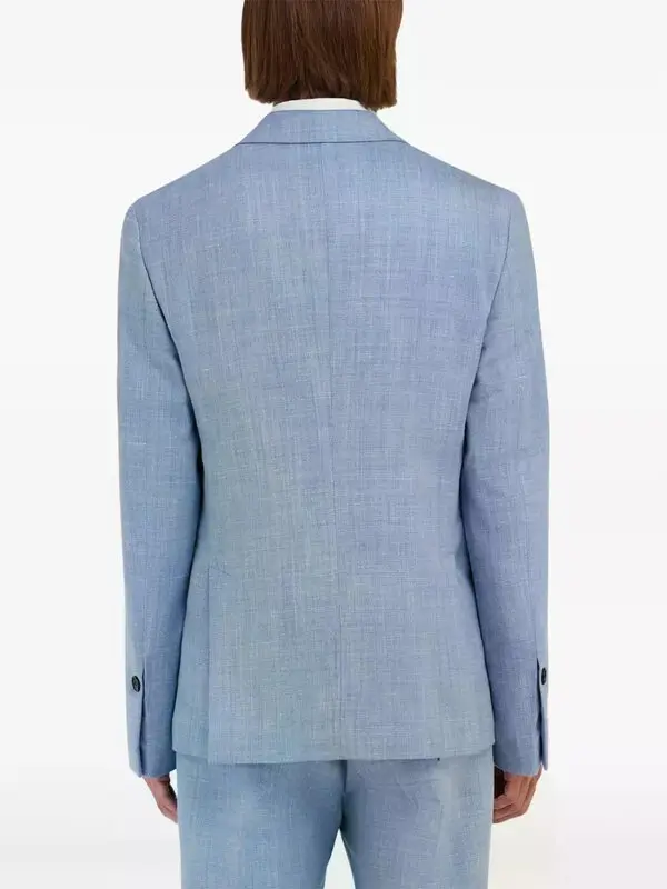 FERRAGAMO Single-breasted Blazer - Blue