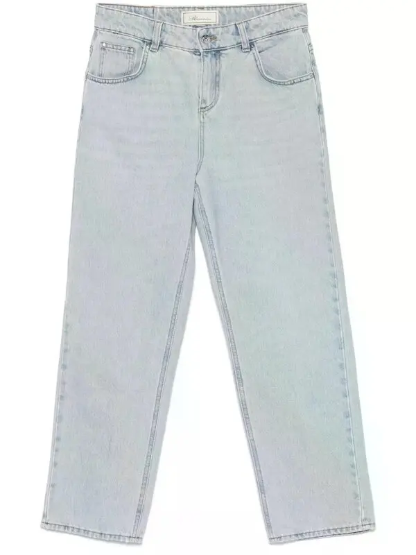 Blumarine Logo-embroidered Jeans