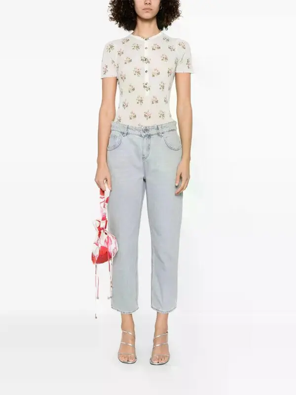 Blumarine Logo-embroidered Jeans