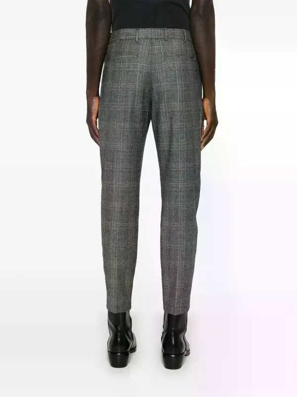PT TORINO Checked Virgin Wool Trousers