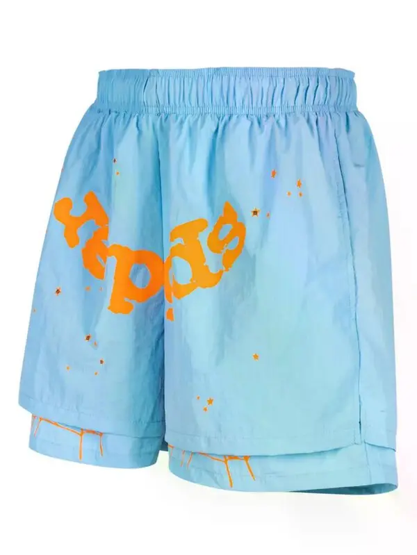 SP5DER Og Web Double Layer Shorts