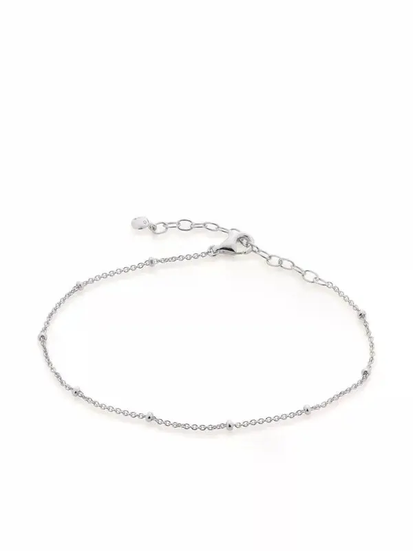 Monica Vinader Beaded Chain Bracelet - Silver