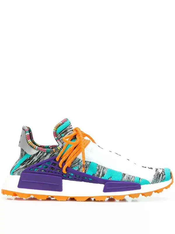 Adidas X Pharrell Williams Solar Hu Nmd "m1l3l3" Sneakers - Red