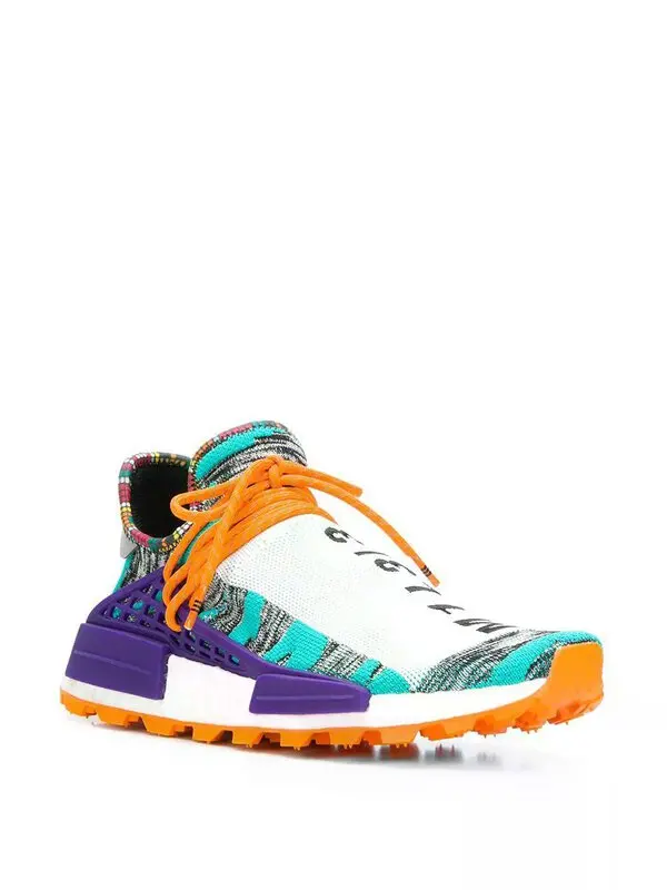 Adidas X Pharrell Williams Solar Hu Nmd "m1l3l3" Sneakers - Red