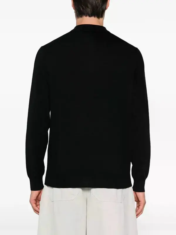 Polo Ralph Lauren Knitted Polo Shirt - Black